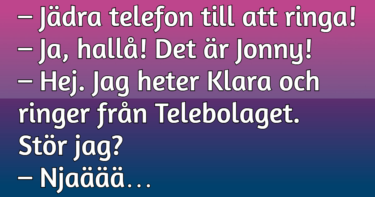 Årets roligaste telefonsamtal med en telefonförsäljare – GAPSKRATT ...